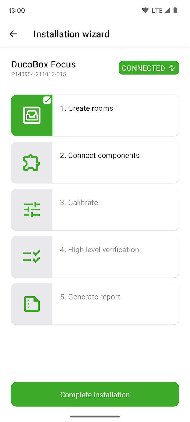 Install the Duco Installation App